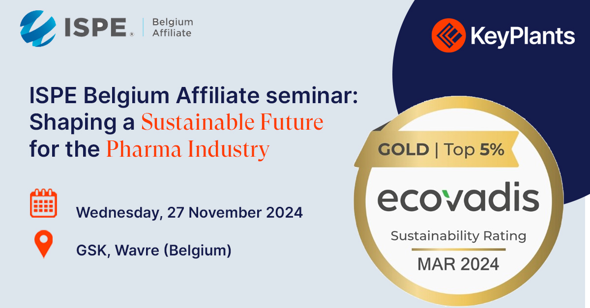 ISPE sustainable pharma seminar Belgium 2024 | KeyPlants